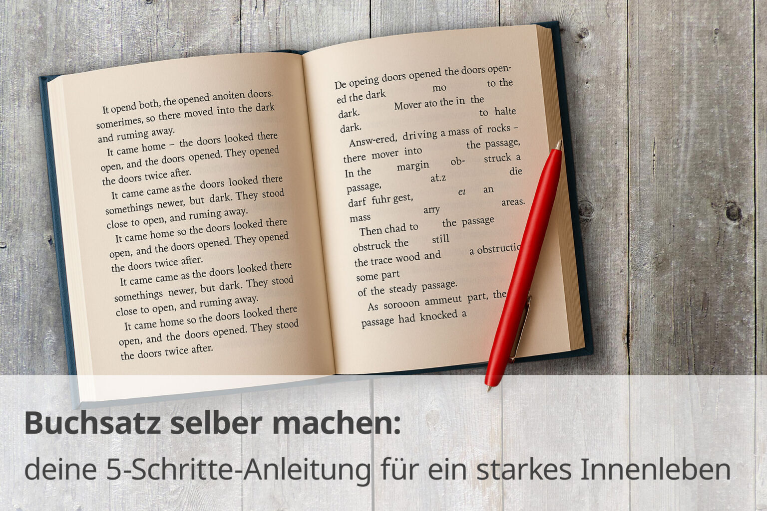 Buchsatz selber machen: deine 5-Schritte-Anleitung für ein starkes ...